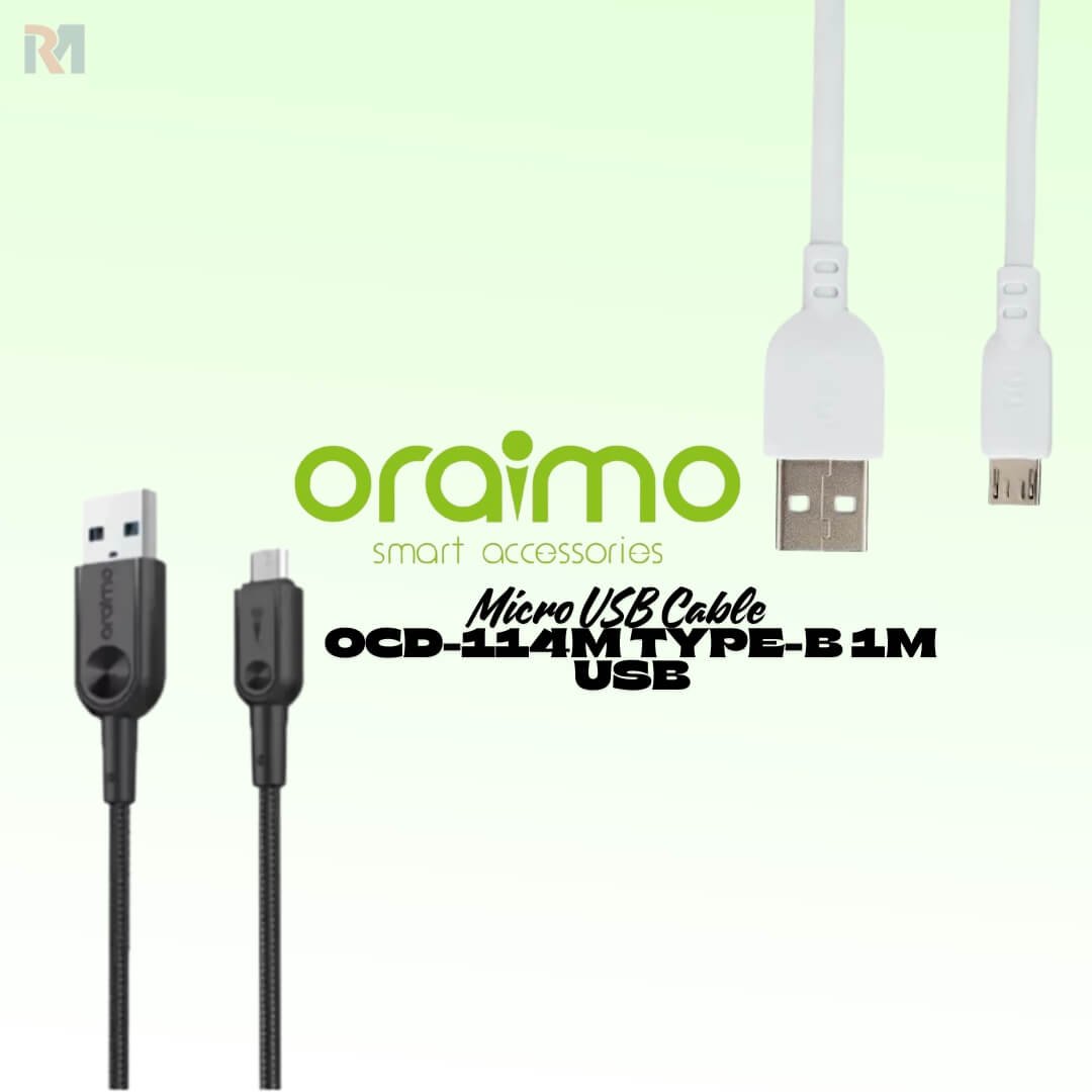 Oraimo OCD-114M Type-B 1M USB To Micro USB Cable price in Bangladesh